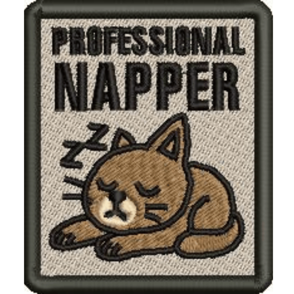 Patch Bordado PROFESSIONAL NAPPER 6x7cm Ideal para Gympack, Wolfpak ...