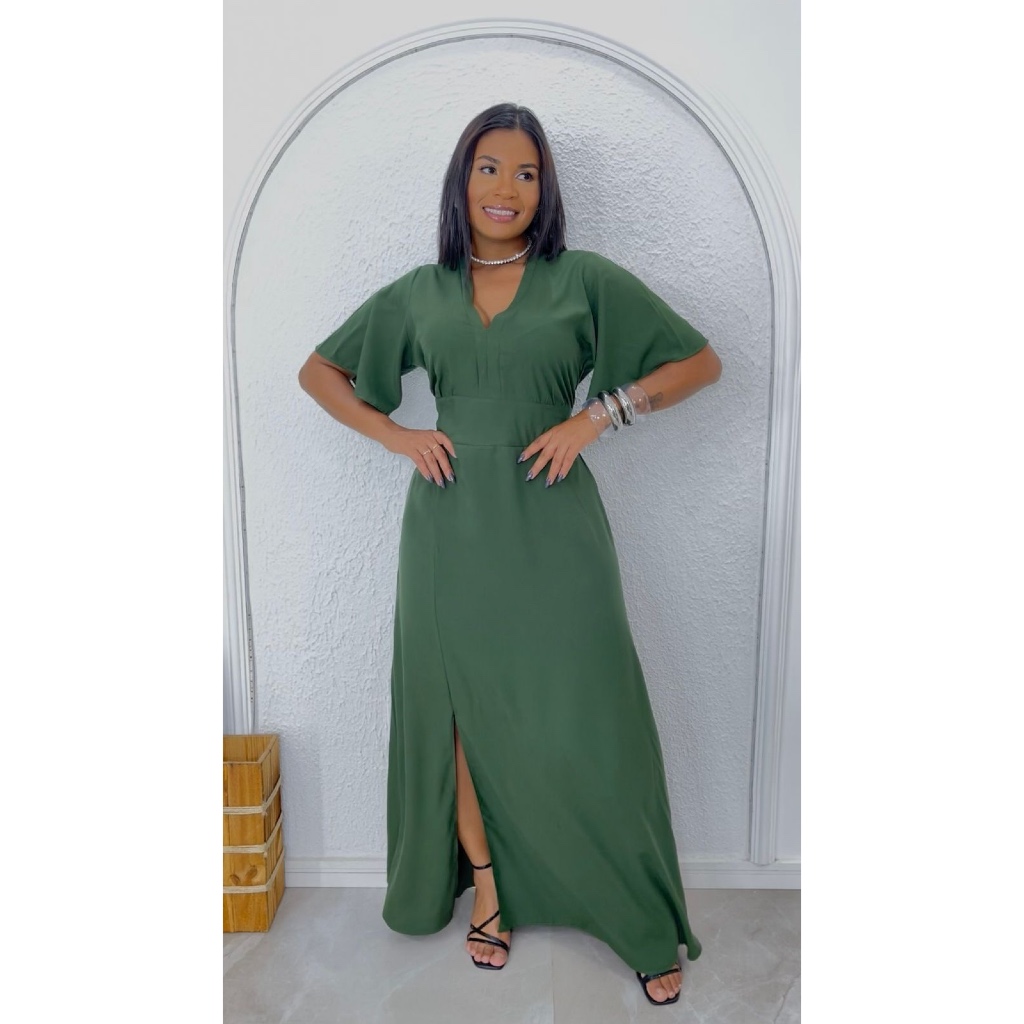 VESTIDO LONGO | Shopee Brasil