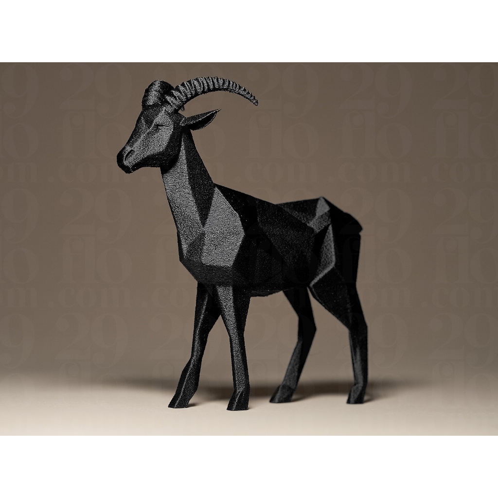 Escultura Geométrica de Bode | Shopee Brasil