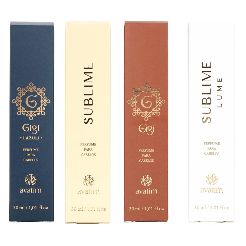 Perfume para Cabelos 30ml Avatim | Sublime Lume, Sublime Tradicional ...