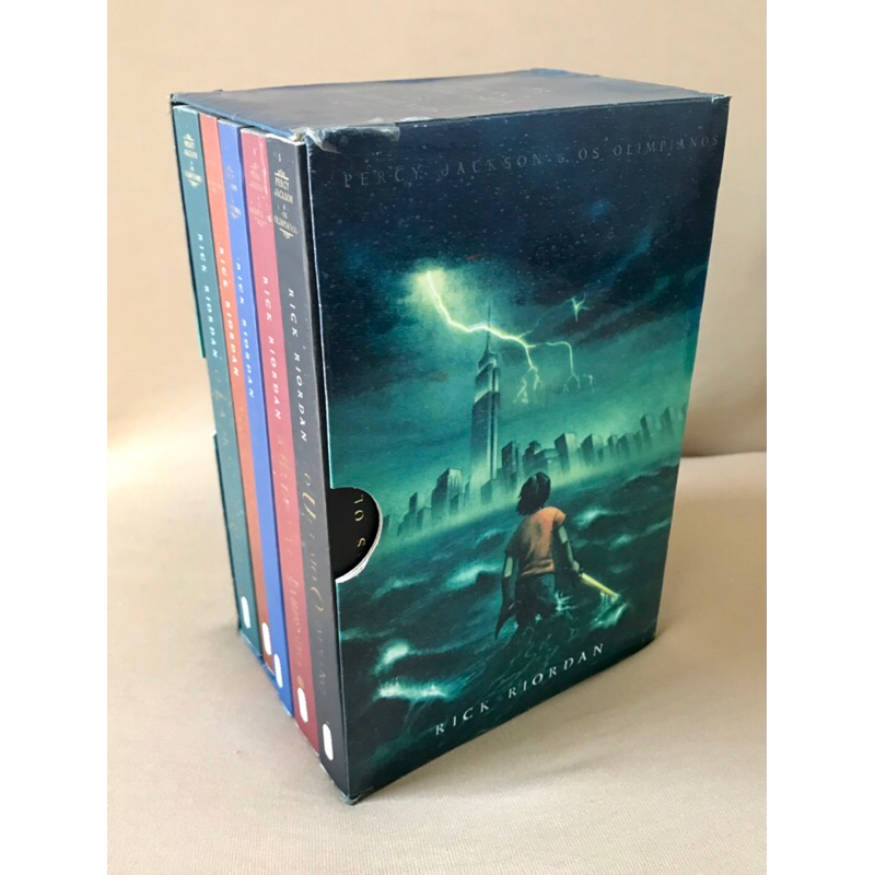 Box Percy Jackson e Os Olimpianos - 1ª Edição | Shopee Brasil