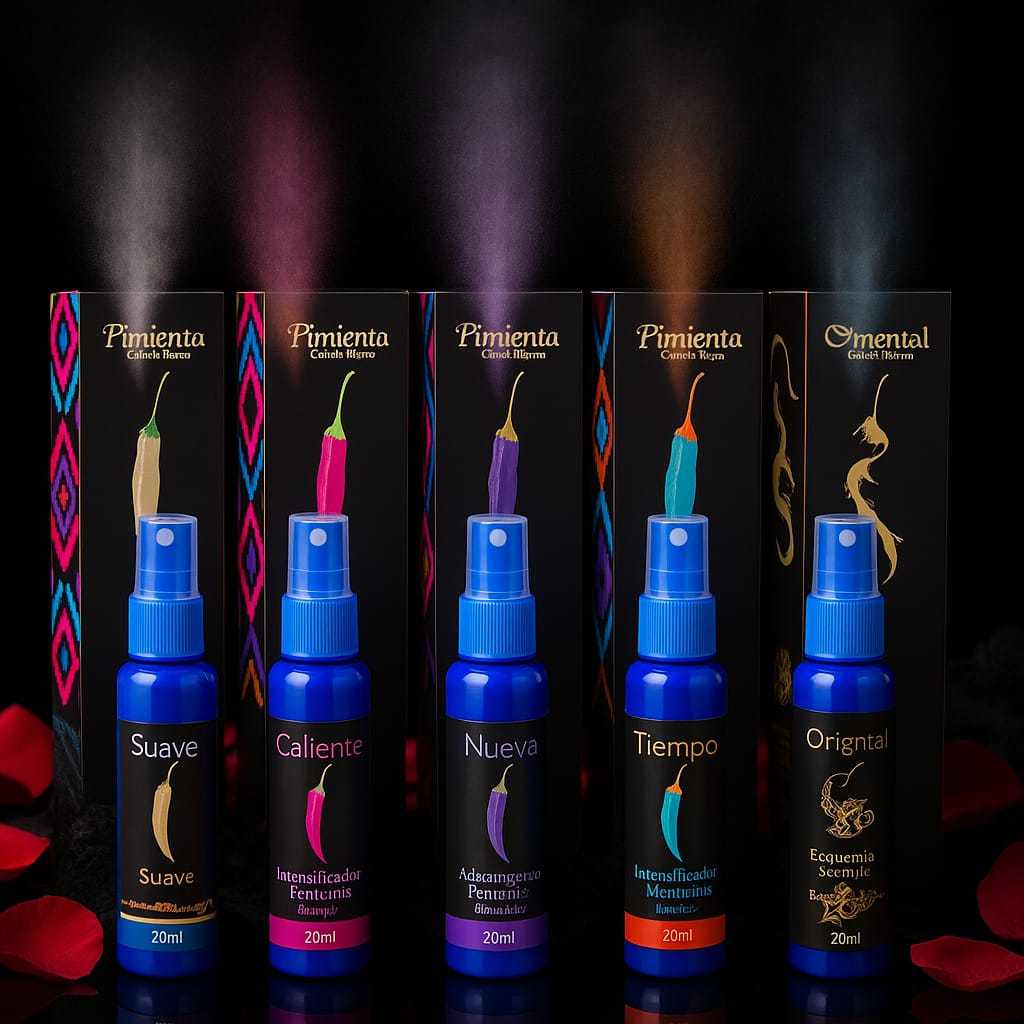 sprays funcionais la pimienta, huo bing, nueva , tiempo , caliente ...