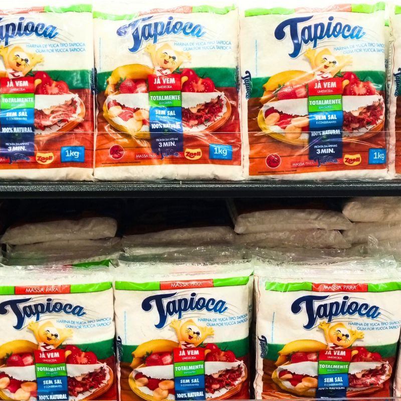 tapioca massa pronta zaeli 1kg | Shopee Brasil