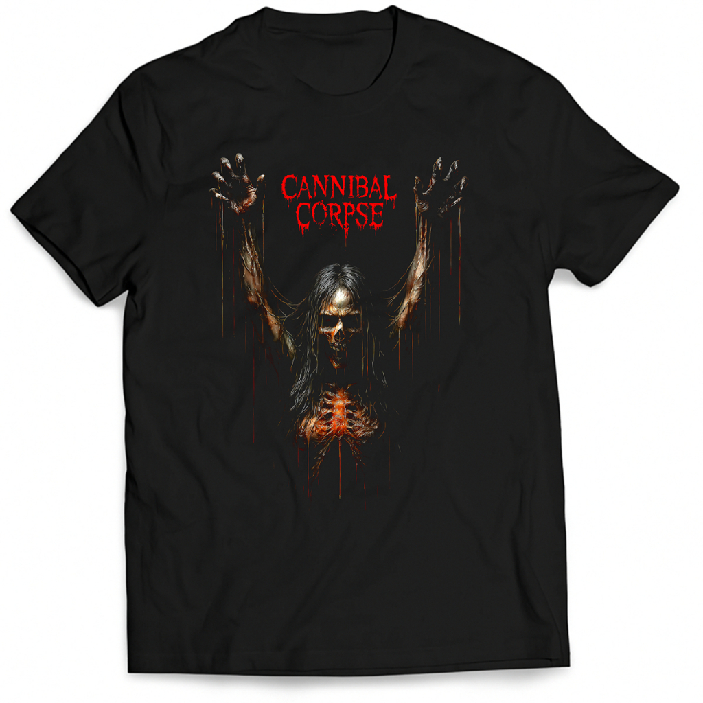 Camiseta Banda Cannibal Corpse 100% Algodão Unissex | Shopee Brasil