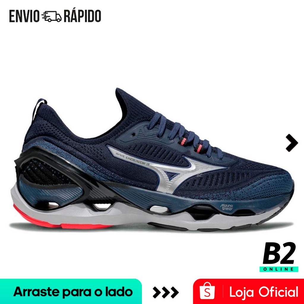 Tênis Mizuno Wave Endeavor 3 Masculino Original com Nota Fiscal e ...