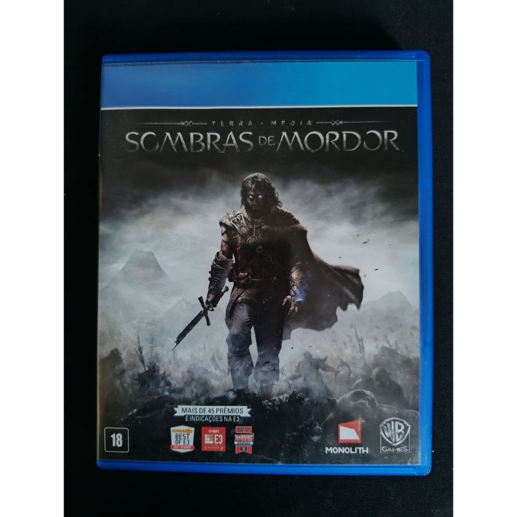 Terra Média Sombras de Mordor (Middle Earth Shadow of Mordor) Ps4 ...