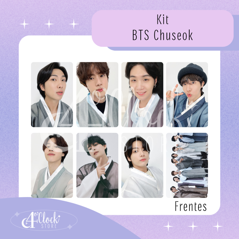 Photocard Fanmade BTS Chuseok RM/ Jin/ Suga/ J-hope/ Jimin/ V/ Jungkook ...