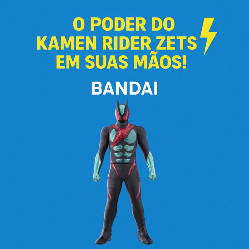 BANDAI Boneco Kamen Rider Zetsu Fisicam Impact – Série Rider Hero ...