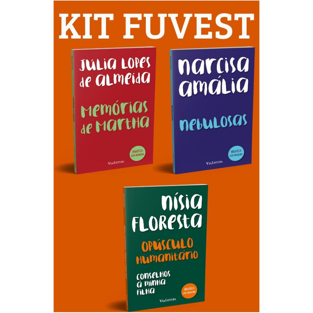 Fuvest - Kit com Memórias de Martha , Nebulosas , Opúsculo Humanitário ...