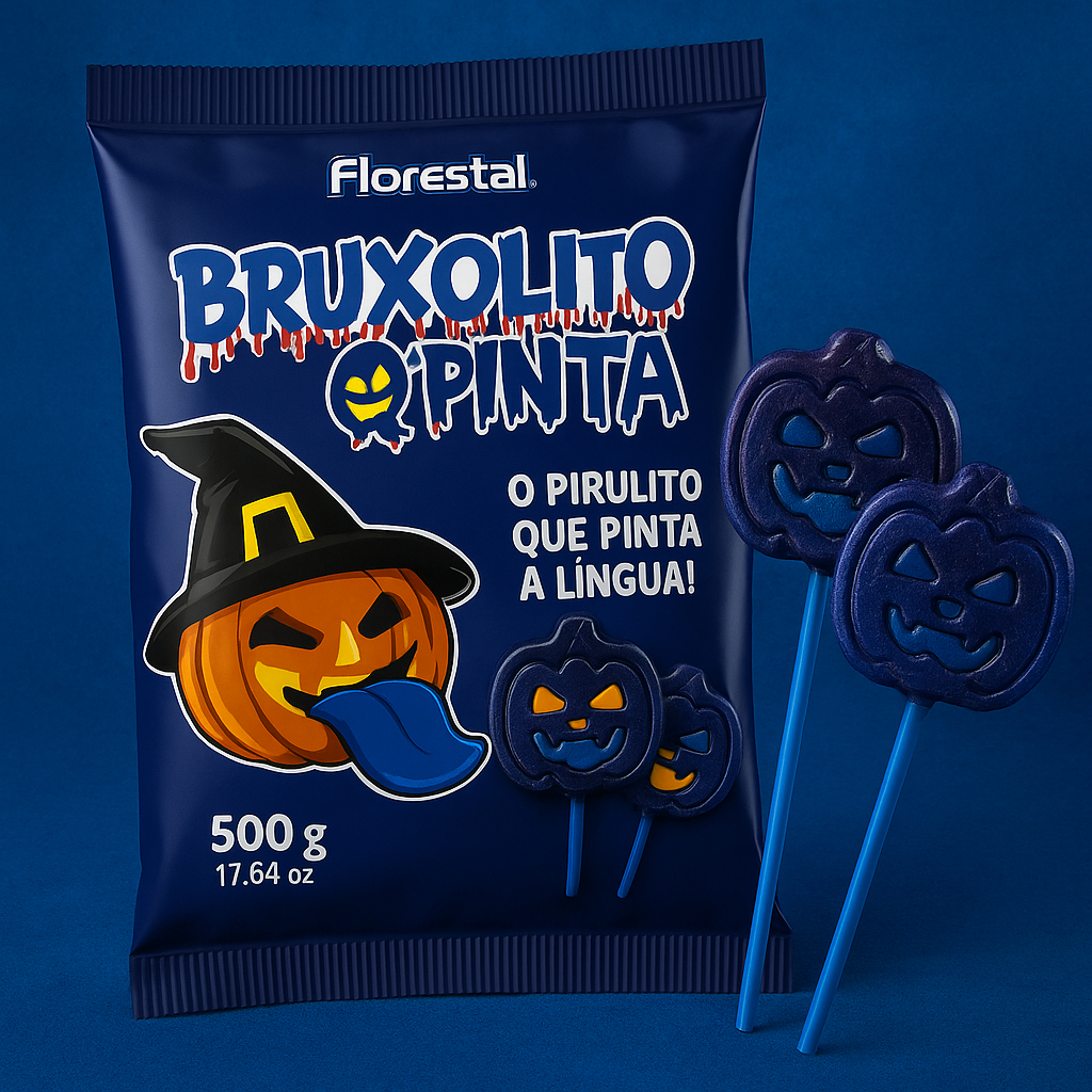 PIRULITO FLORESTAL BRUXOLITO 500g QPINTA AZUL | Shopee Brasil