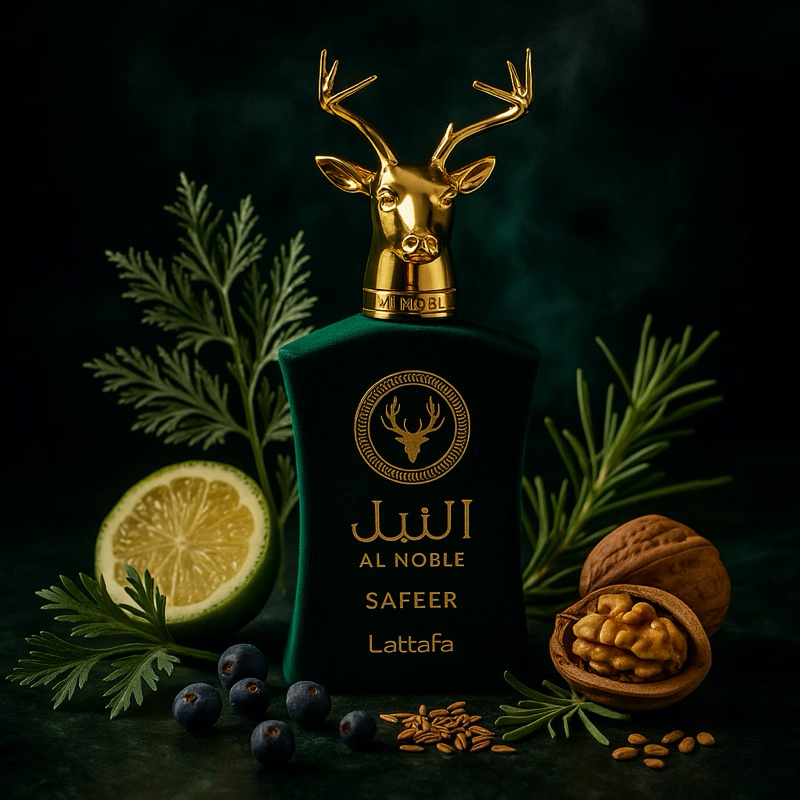 Original| Perfume Lattafa Al Noble Safeer Green EDP Unissex 100ml ...