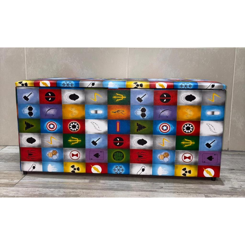 Puffe Baú Sapateira Heróis Super Reforçado | Shopee Brasil