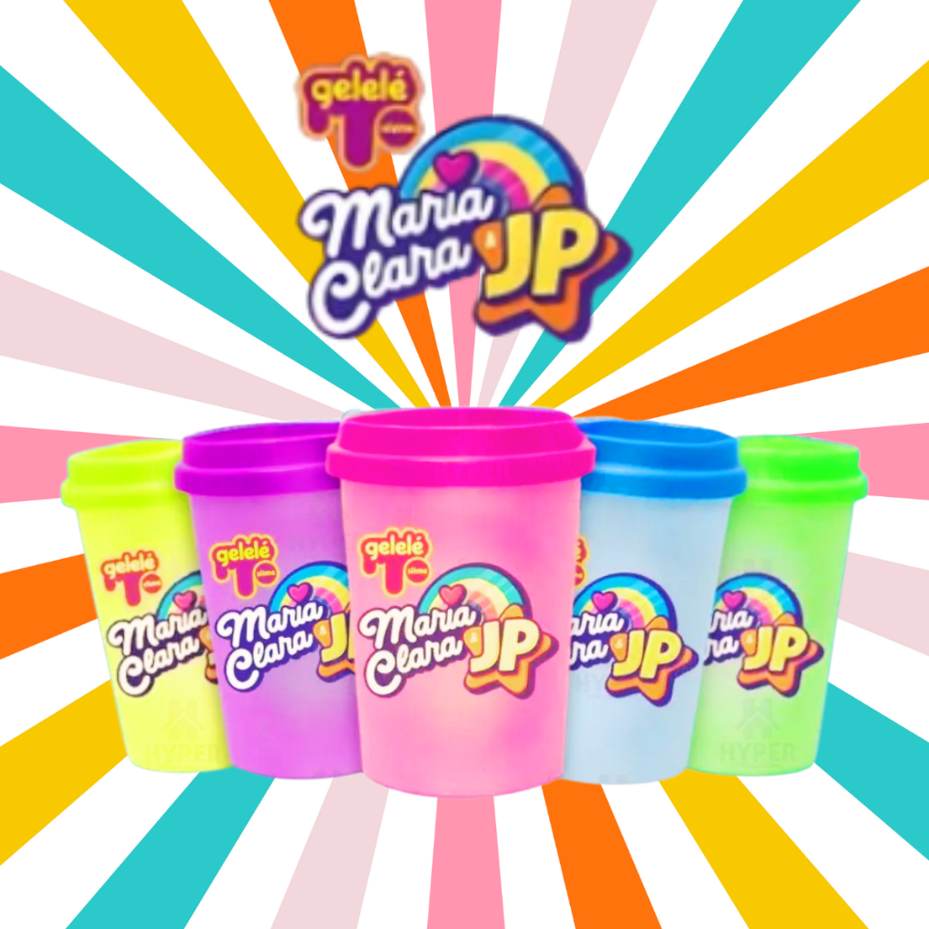 Slime Gelelé Maria Clara & JP Sortidas com Cheiro 180g Kit de 5 ou 3 ...