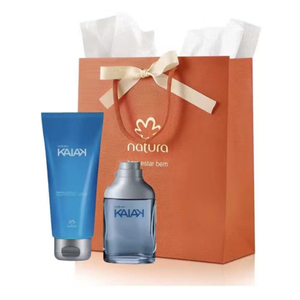 Kit Kaiak Presente Shampoo Cabelo e Corpo + Deo Colônia Miniatura ...
