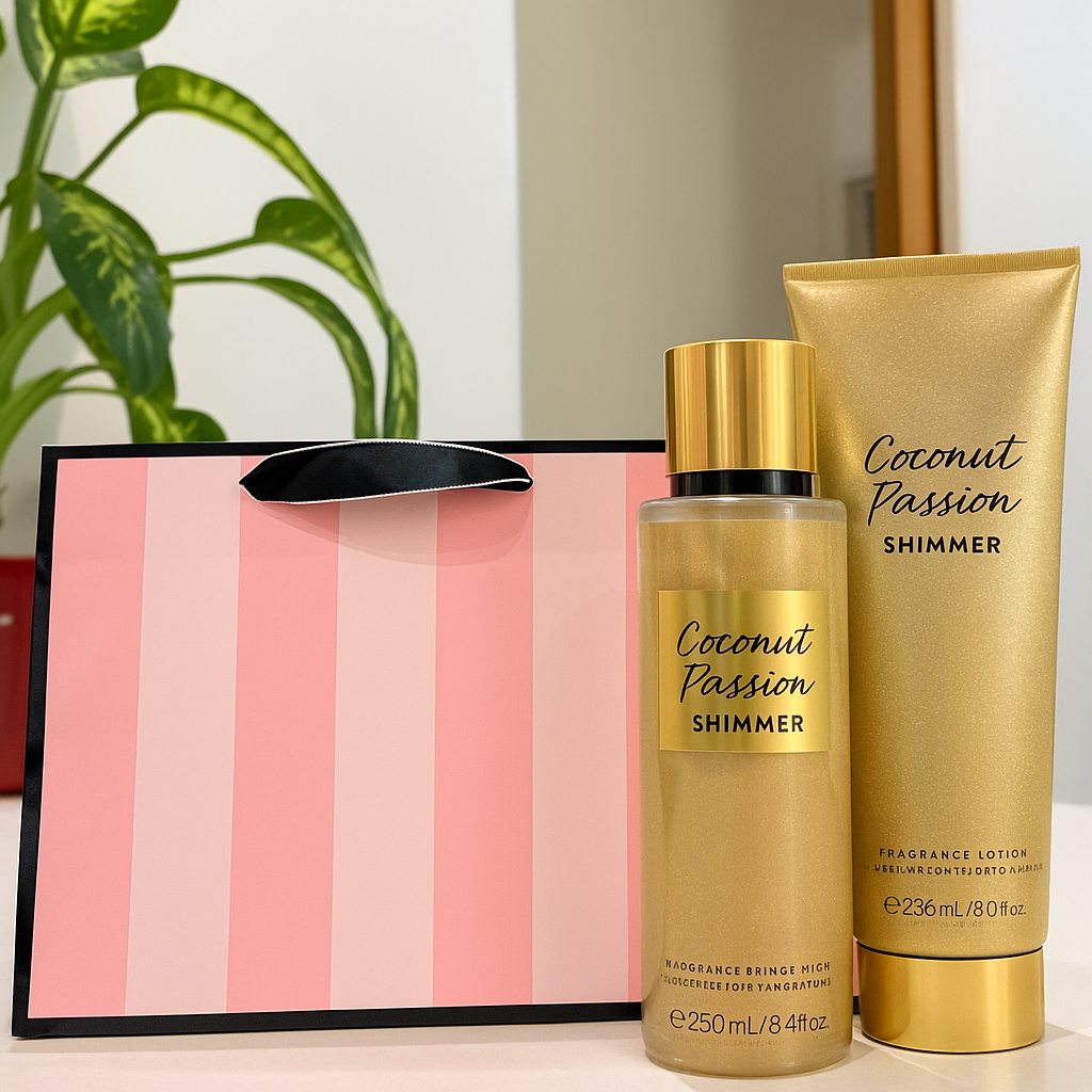 Creme Body Splash Vs Original Importado Creme Coconut Shimmer Body ...