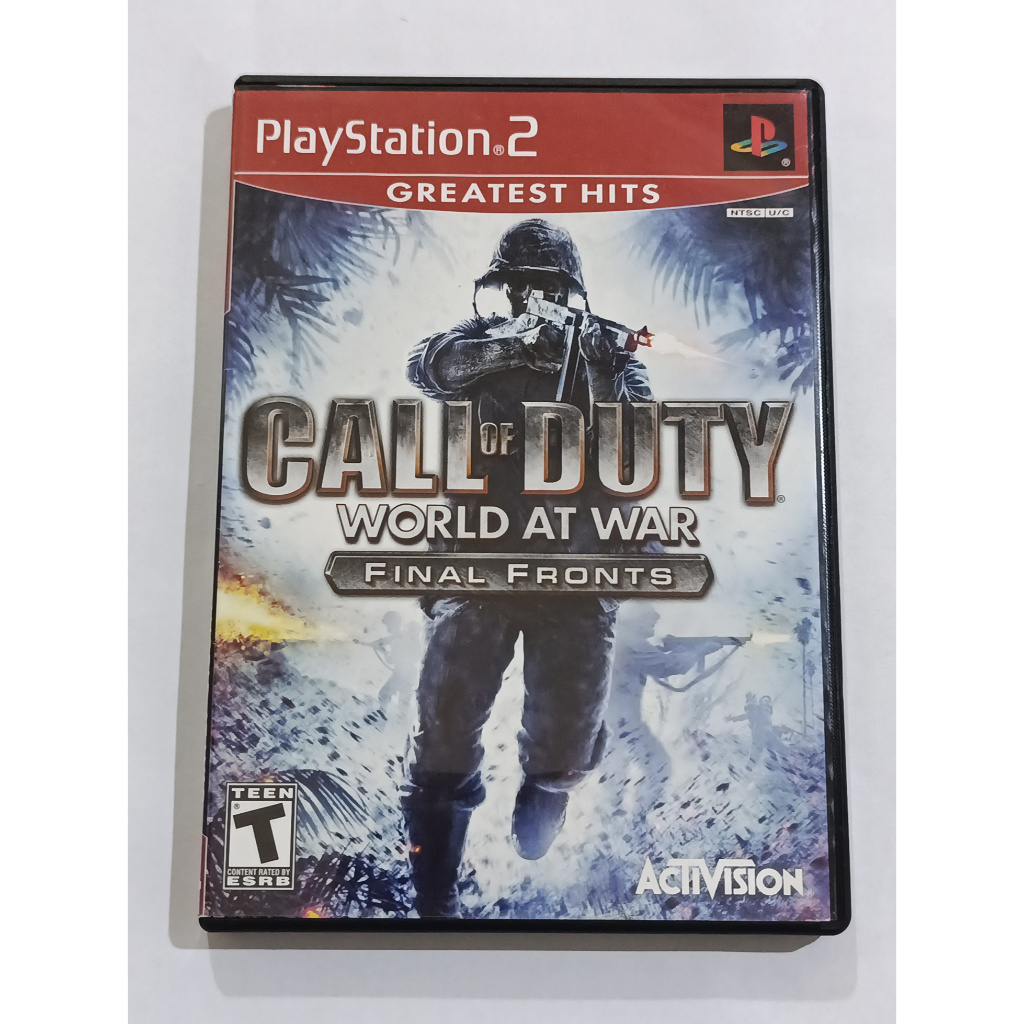 Call Of Duty World At War Final Fronts p/ PS2 Original Usado | Shopee ...
