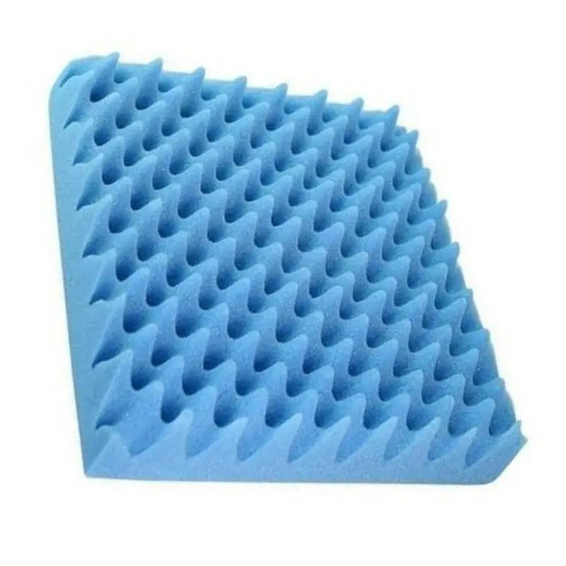 Almofada Caixa de Ovo Espuma AZUL / LARANJA - Quadrada - D28 . | Shopee ...