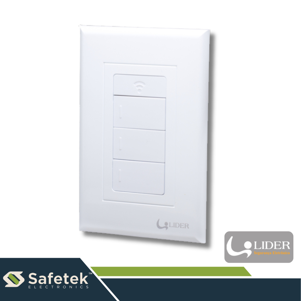 Interruptor triplo Wi-Fi - INT-003 Lider | Shopee Brasil