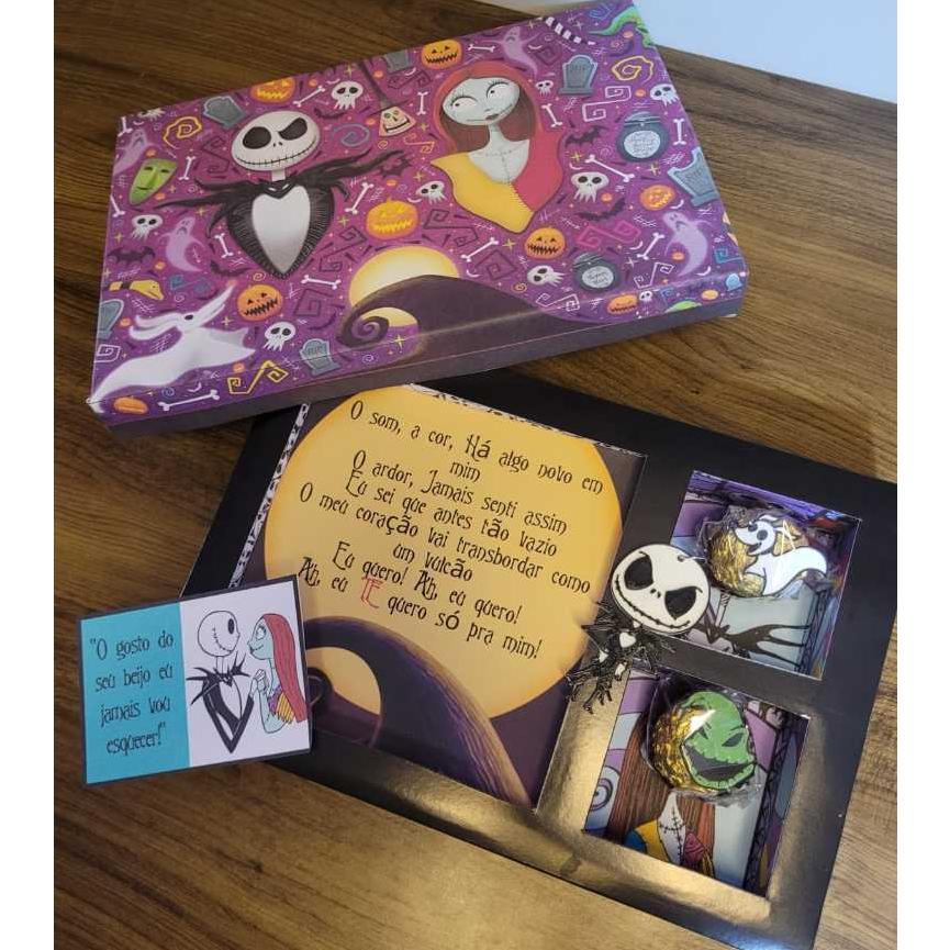 Caixa Presente Jack e Sally - com Ferrero Rocher e Chaveiro | Shopee Brasil
