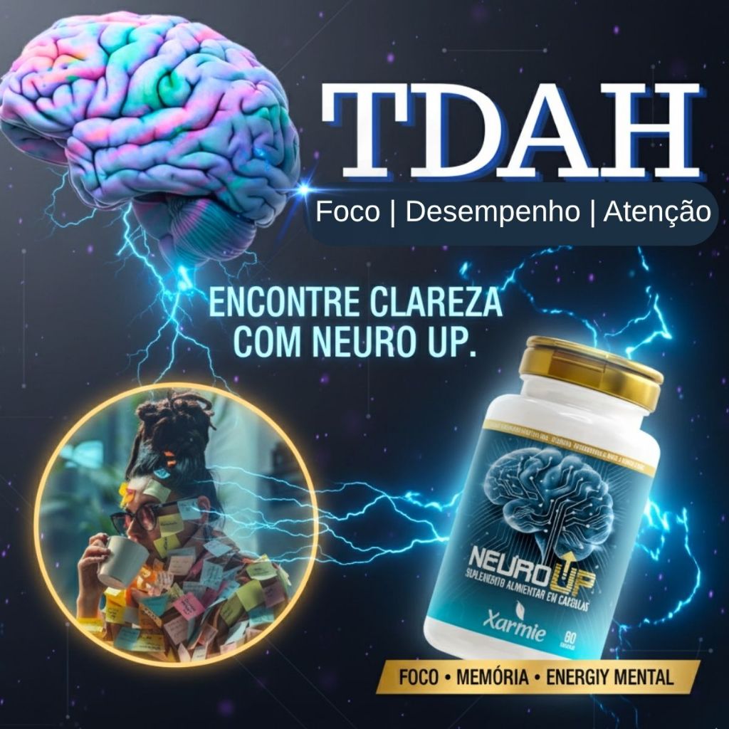 NEURO UP Foco atenção combate o TDAH Tratamento Natural | Shopee Brasil