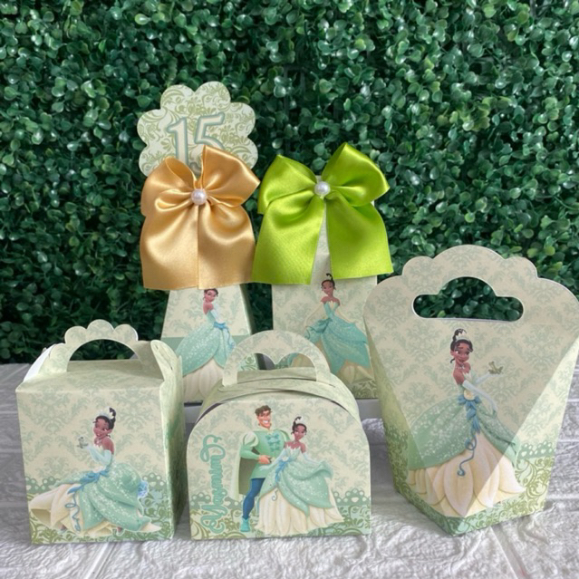 Caixinhas personalizadas Tiana Princesa e o Sapo- PEGUE E MONTE ...