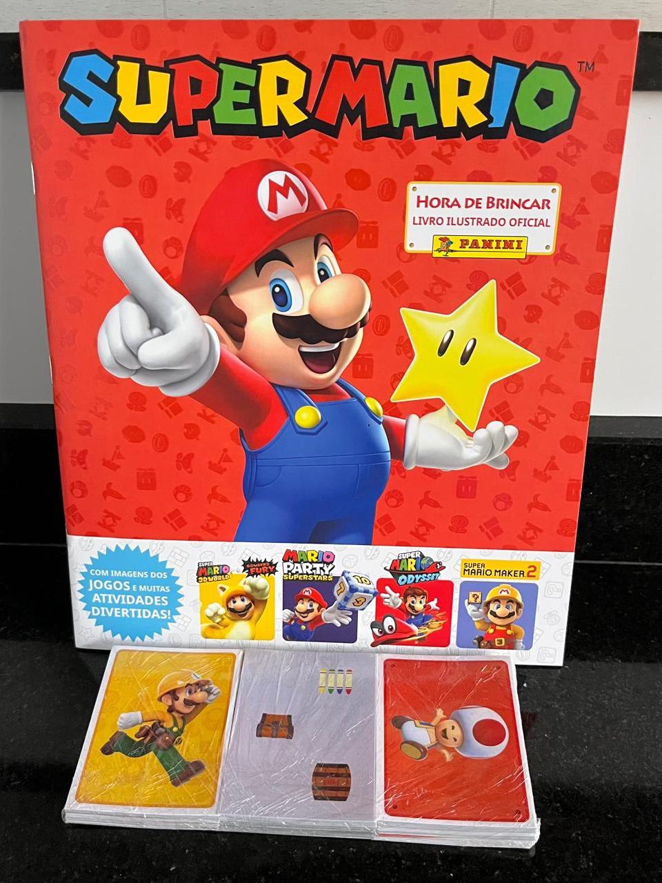 Album Completo Super Mario - Album + Todas Figurinhas Para Colar ...