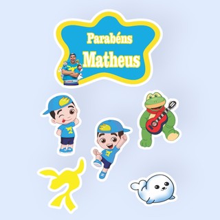 Topo de bolo Lucas Neto / Topper personalizado Luccas Neto / Top de ...
