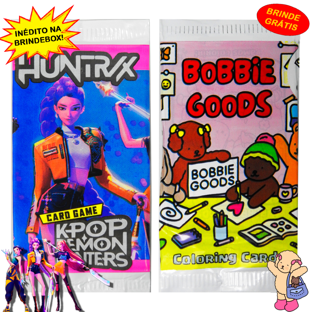 KIT CARDS: HUNTRIX GUERREIRAS KPOP E BOBBLES GOODS (CARTINHAS) | Shopee ...