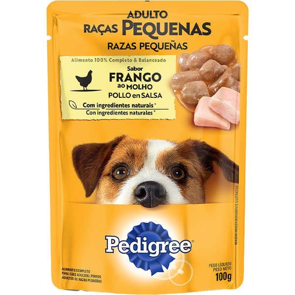 Sache Pedigree frango raças pequenas | Shopee Brasil