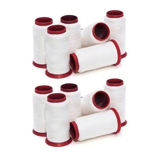 Linha De Pipa 200 Jardas 12 Carretéis 182,8m Branca Águia Cor Branco ...