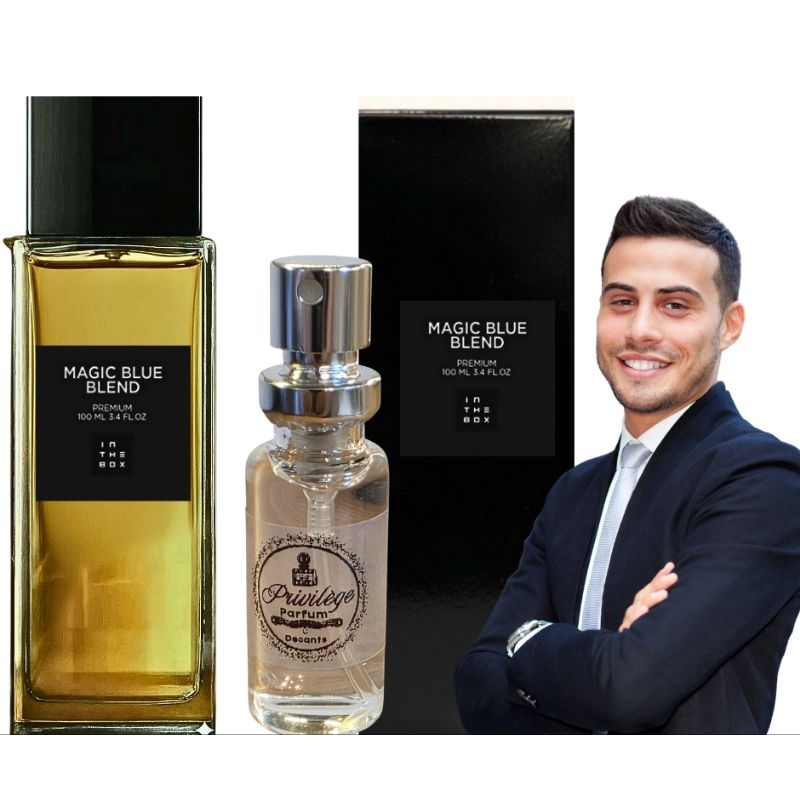 Magic Blue Blend InThe Box Perfume masculino | Shopee Brasil