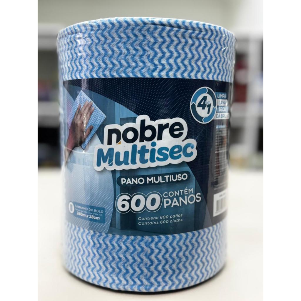 600 Panos Multiuso Perfex 28x24cm Rolo 240m Limpeza Cor Azul Nobre ...