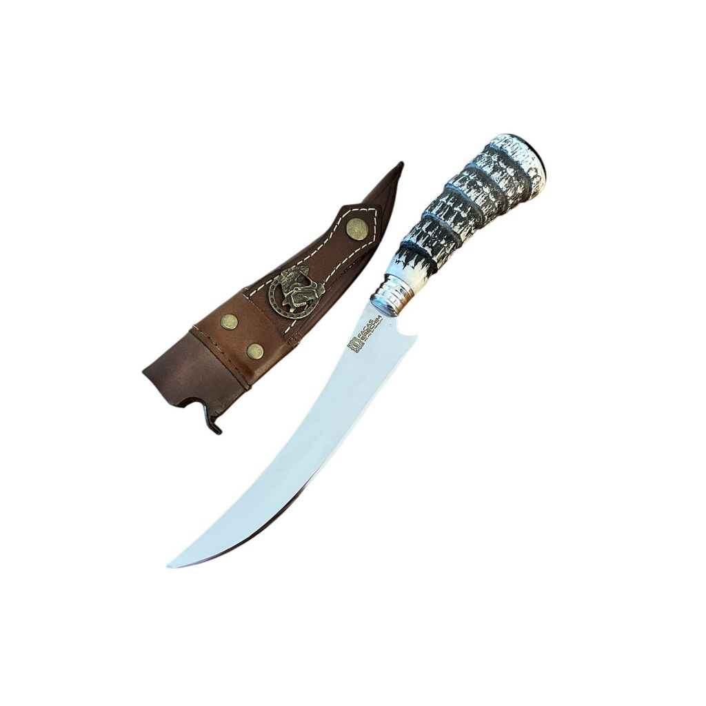 Faca Naife 7 Polegadas Aço Inox Cabo em Rabo De Tatu em RESINA | Shopee ...