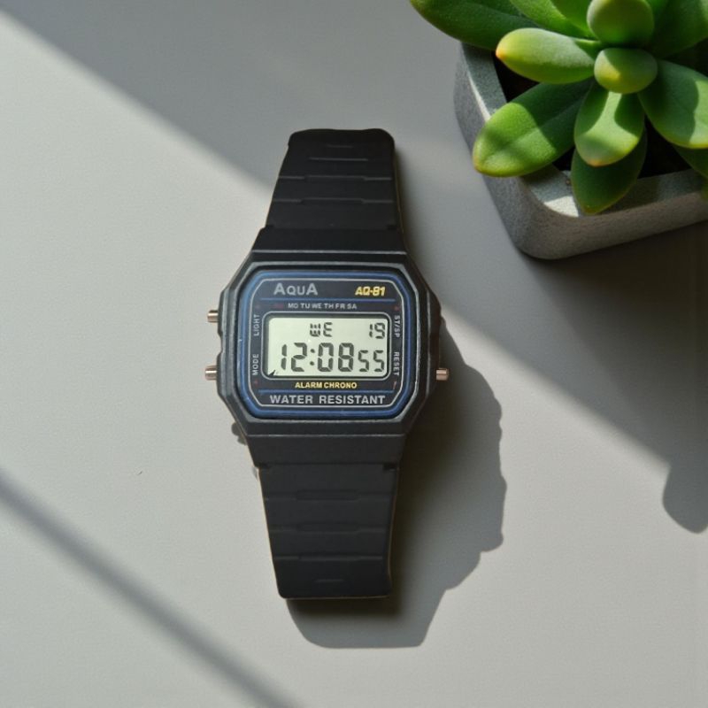 Relógio Digital AQUA AQ61 Masculino/Feminino – Alarme, Cronômetro ...
