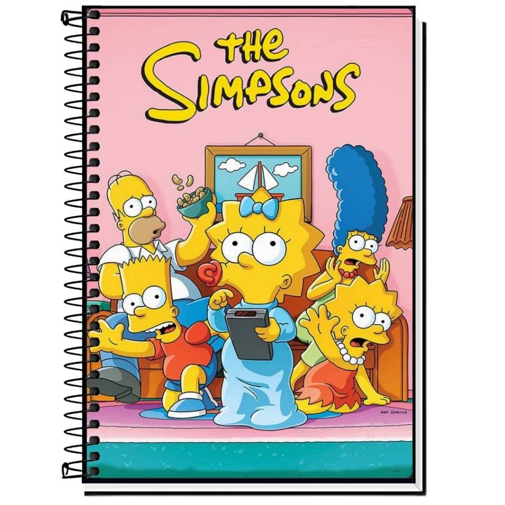 Caderno familia simpsons Generations personalizado | Capas Exclusivas ...