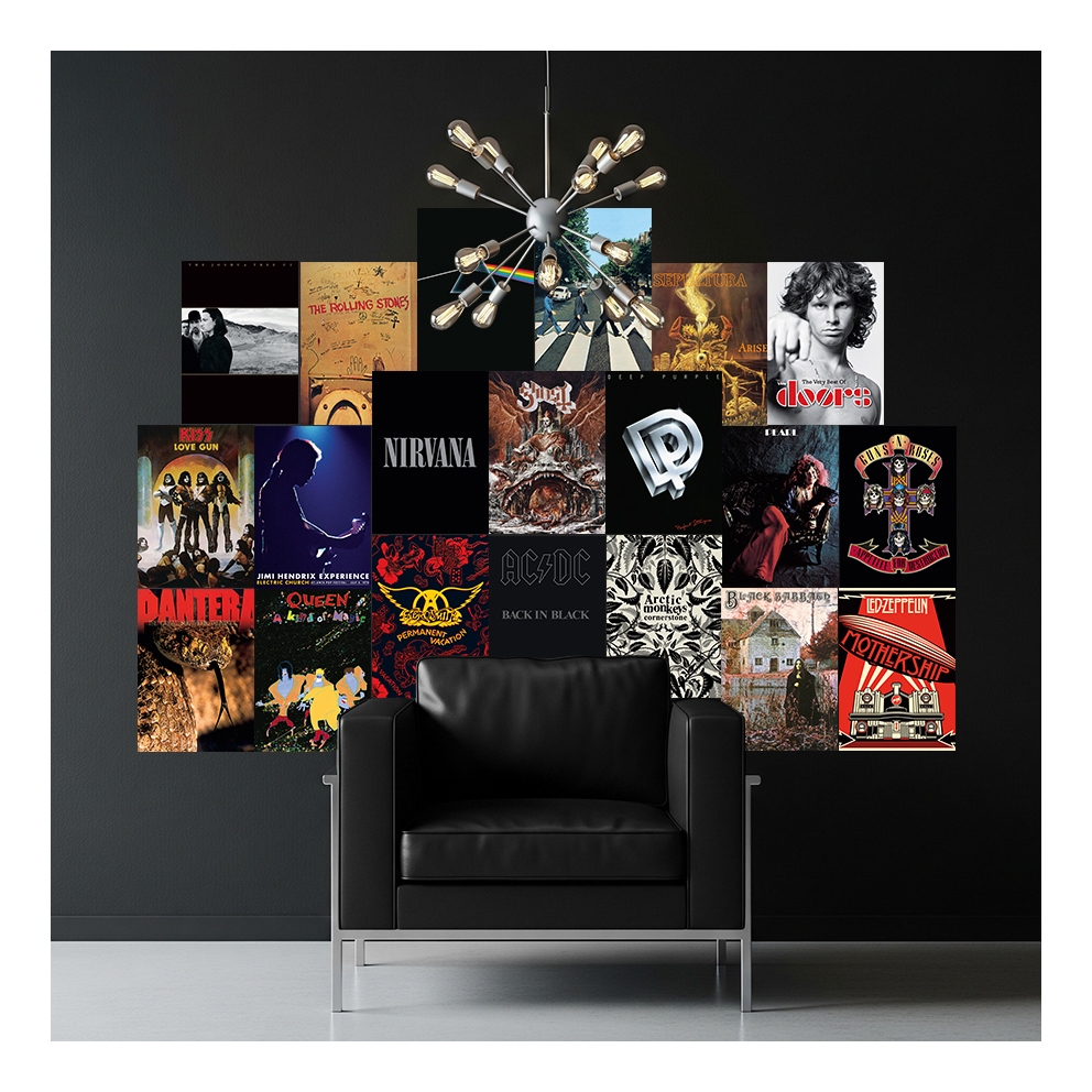 Kit 20 Lambe Lambe Poster Show De Rock Banda Rock'n Roll 27 | Shopee Brasil