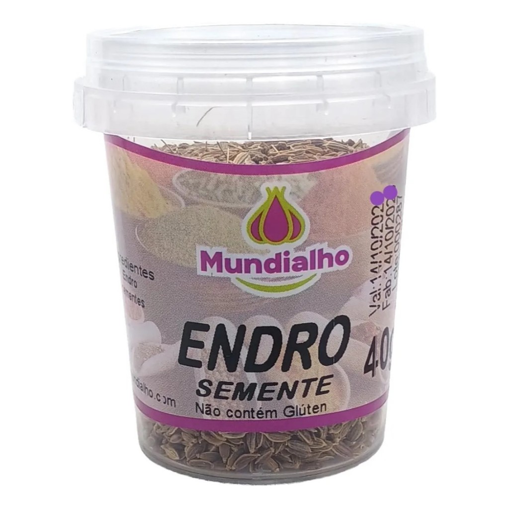 Endro Semente Pote Mundialho 40g | Shopee Brasil