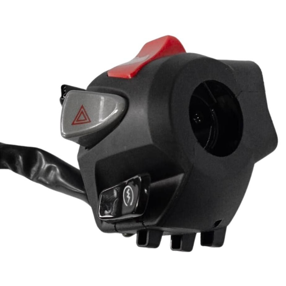 Punho Partida Pisca Alerta Cb500 Fan 150 Titan 160 Start 160 Com Plugs FANG | Shopee Brasil