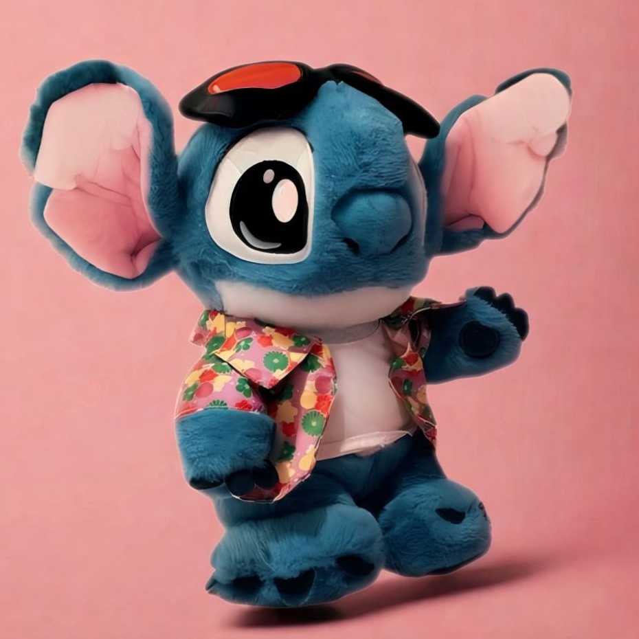 Pelúcia Stitch Férias - Curtindo Verão - Stitch de óculos ...