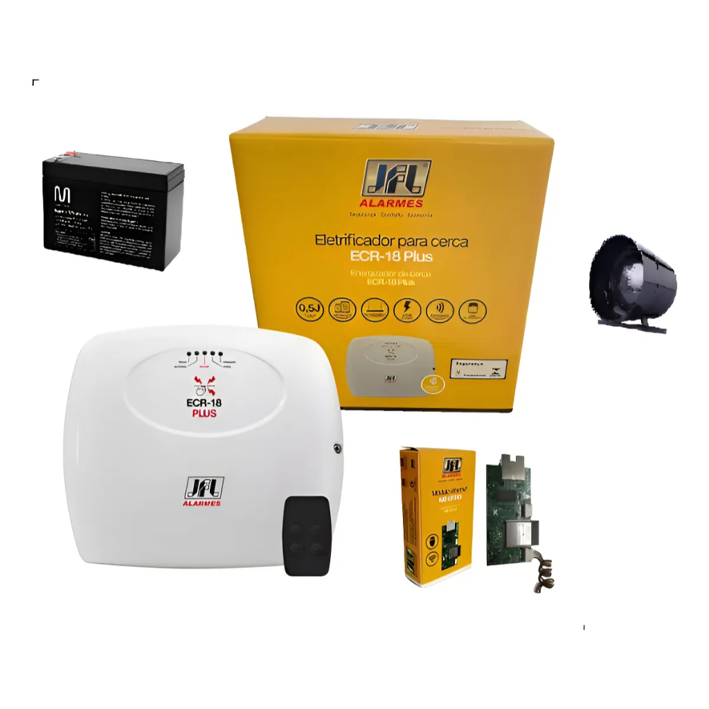 Central De Choque Ecr18 Plus Jfl Com Wifi E App Completa | Shopee Brasil