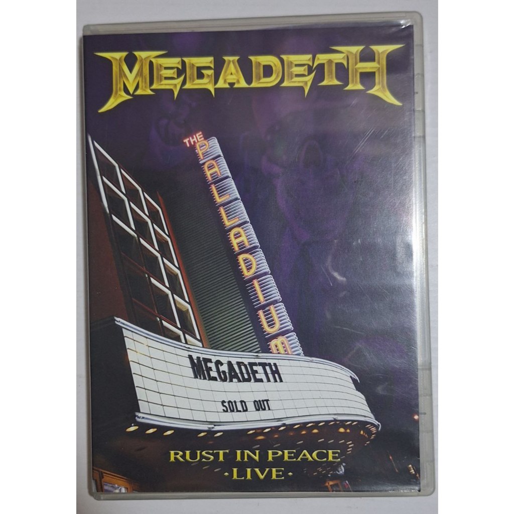 DVD Megadeth - Rust In Peace - Live | Shopee Brasil