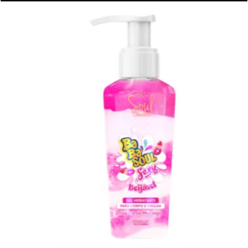 Gel Hidratante Corpo e Virilha Iogurte de Morango Baba Soul Sexy ...