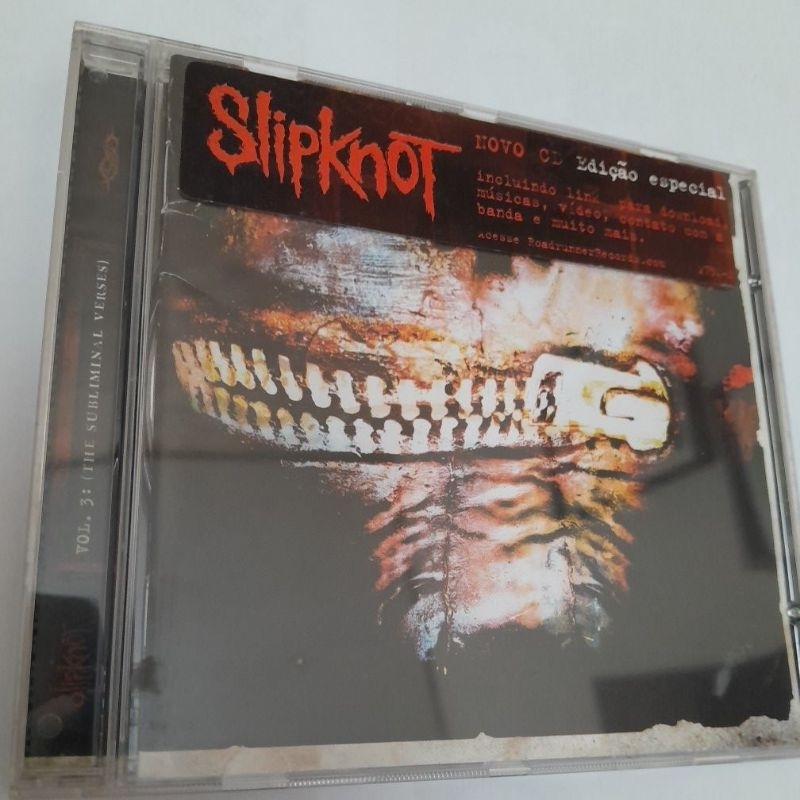CD Slipknot - Vol. 3 The Subliminal Verses - Original | Shopee Brasil