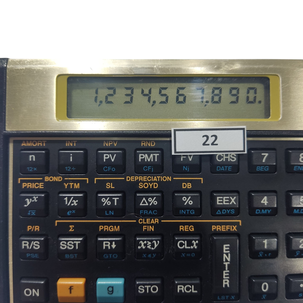 Calculadora Financeira Hp 12c Gold Original Envio Imediato Modelo 22 ...