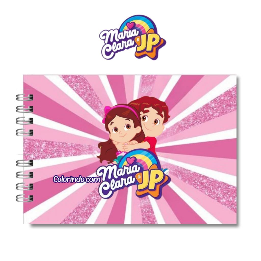 MARIA CLARAA E JPP LIVRO DE COLORIR COM 50 DESENHOS | Shopee Brasil