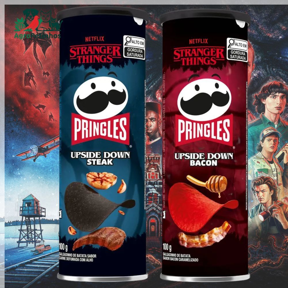 Kit 2 Pringles Netflix Stranger Things Limited Upside Down de 100g cada ...