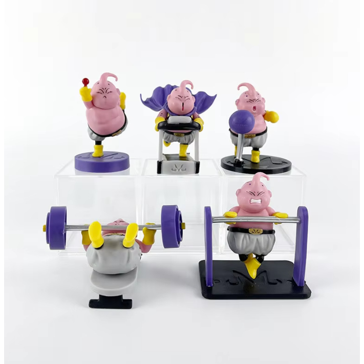 Kit 5 Majin Boo Academia Action Figure 5-7cm Dragon Ball Brinquedos ...