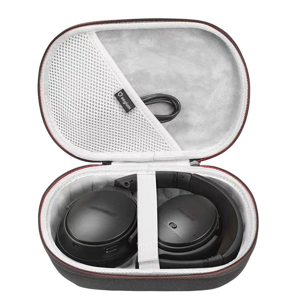 Case Estojo Aegium Para Fone De Ouvido Qc2 Qc15 Qc25 Qc35 Qc45 Anker ...