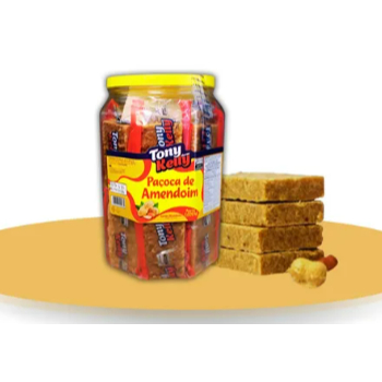 Doce Amendoim Paçoca Caseira TonyKelly Pote c/20 1,20kg | Shopee Brasil