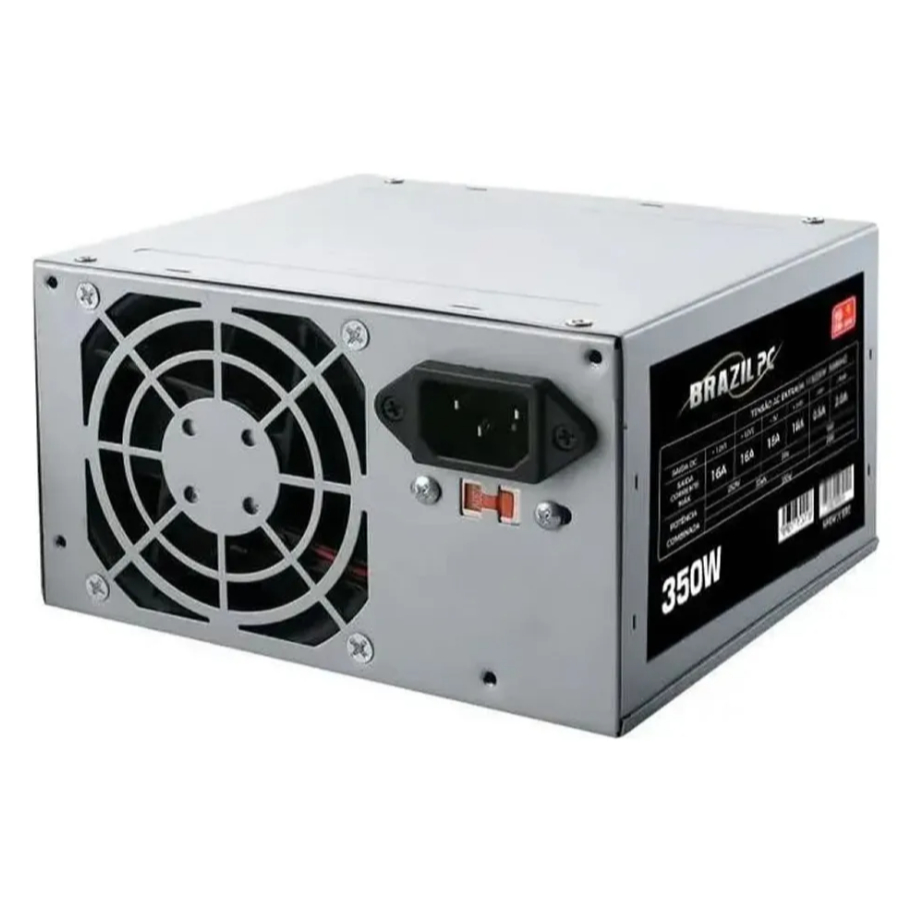 FONTE ATX 350W REAL BRAZIL PC | Shopee Brasil